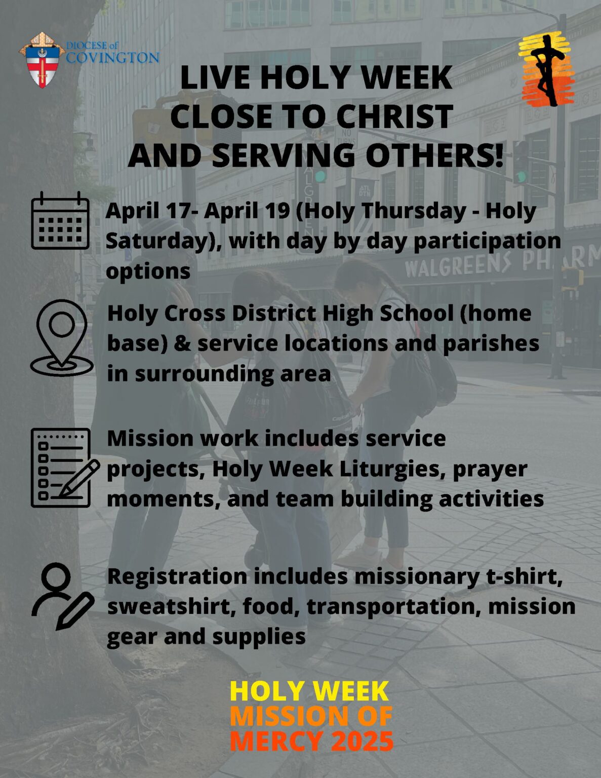 Elder Community Service - Holy Week Mission of Mercy - EHS